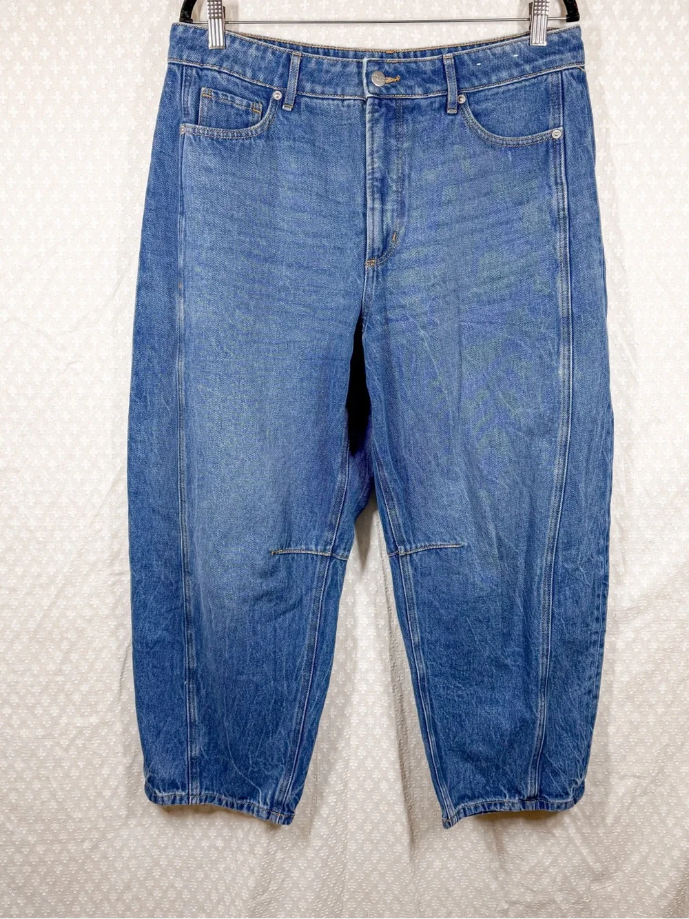 LOFT | Jeans | Loft Rivete Dark Wash High Rise Barrel Jeans | Poshmark